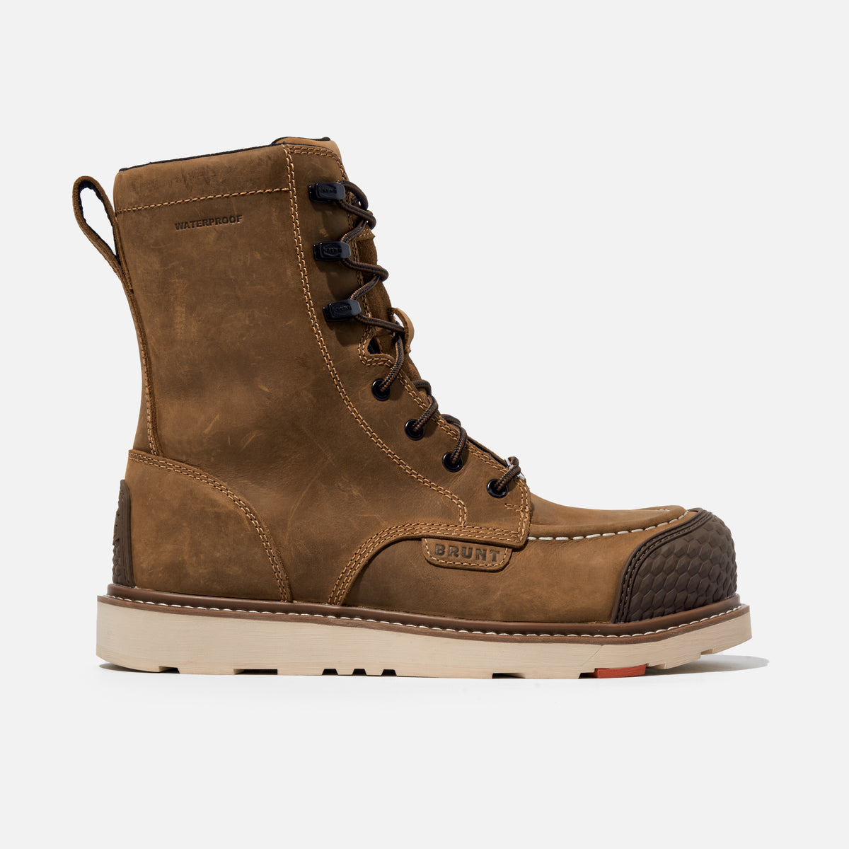 'Brunt' Men's 8" The Marin Brunt Toe EH WP Comp Toe - Brown – Trav's ...