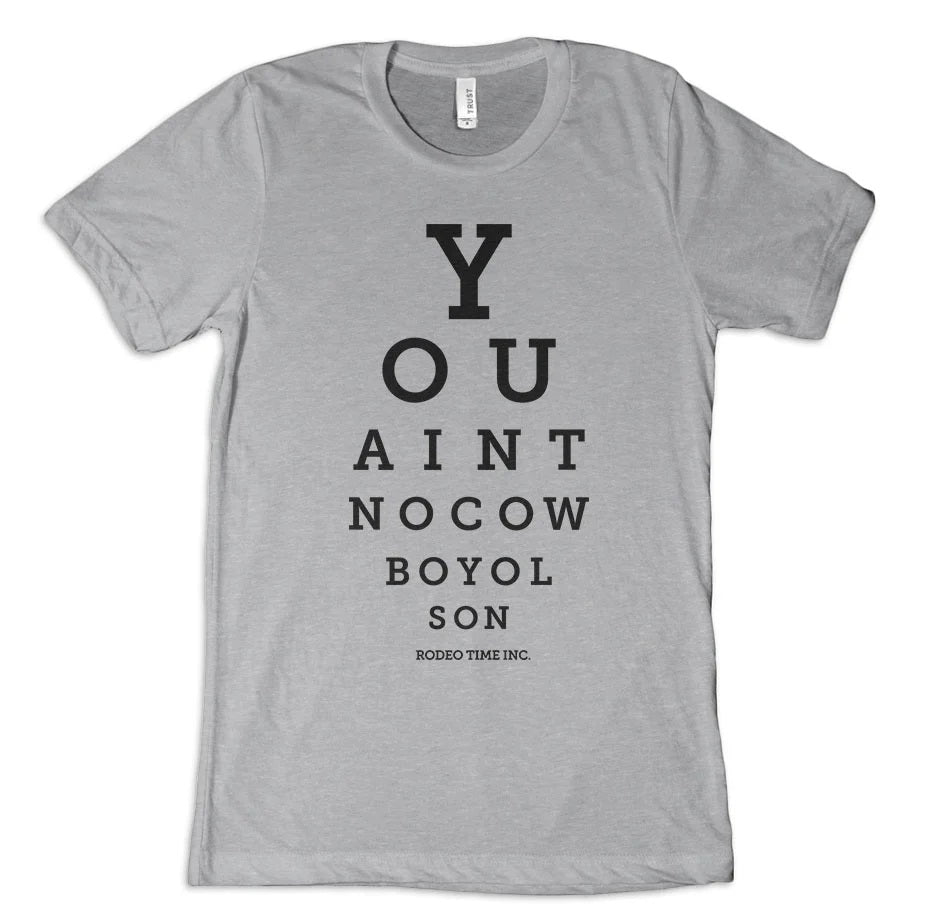 'Dale Brisby' Men's Eye Check Tee - Gray – Trav's Outfitter