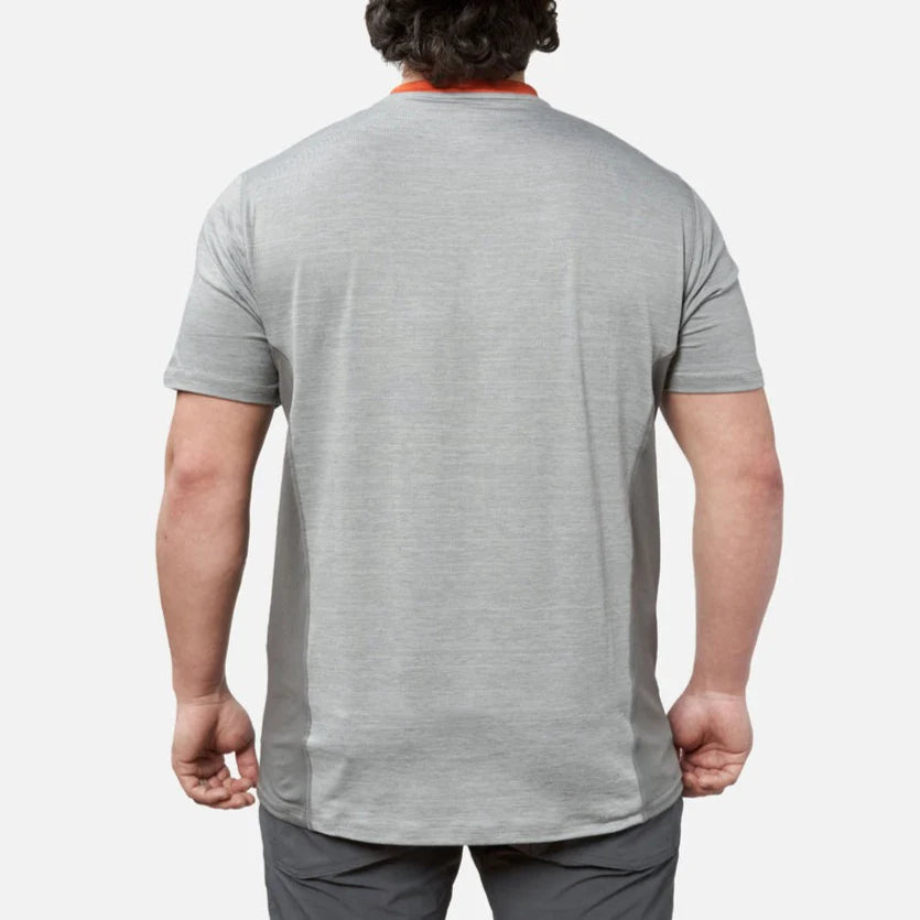 'Brunt' Men's McKenna Short Sleeve Sun Tee - Grey Heather – Trav's ...