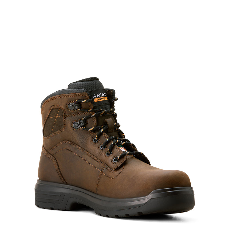 'Ariat' Men's Turbo 6" WP Carbon Toe Work Boot - Brown – Trav's Outfitter