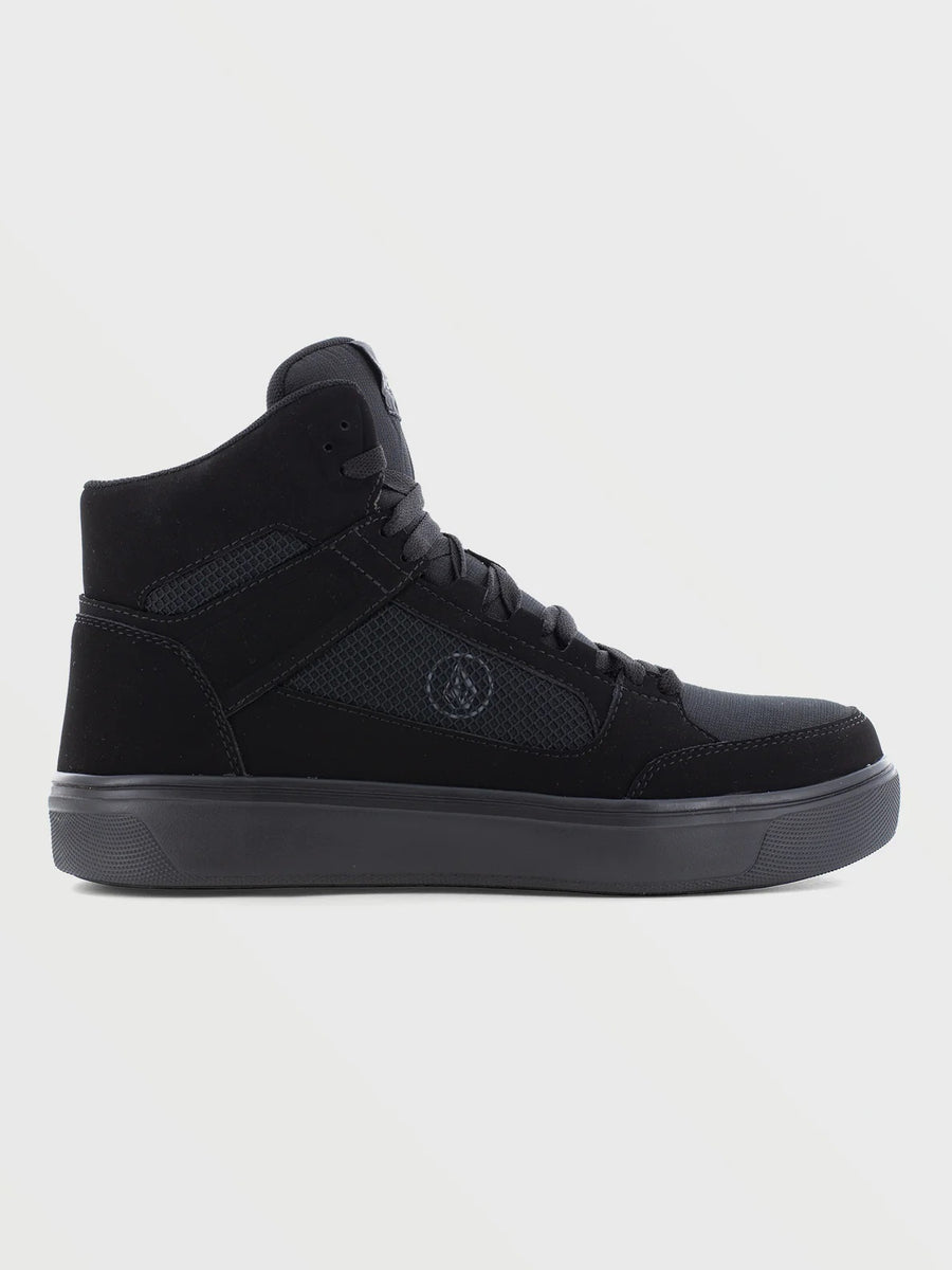 'Volcom' Men's Workwear Evolve High Top EH Comp Toe - Triple Black ...