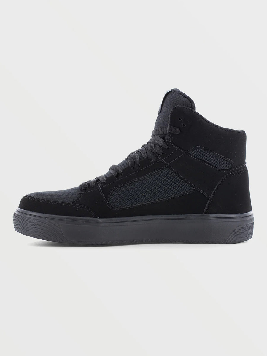 'Volcom' Men's Workwear Evolve High Top EH Comp Toe - Triple Black ...